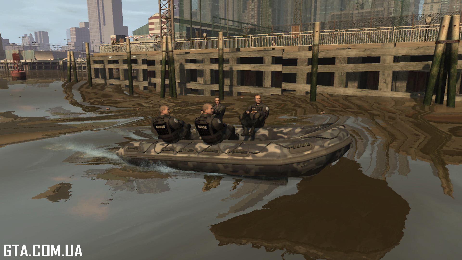 US Navy SEAL Zodiac Boat скачать для GTA 4