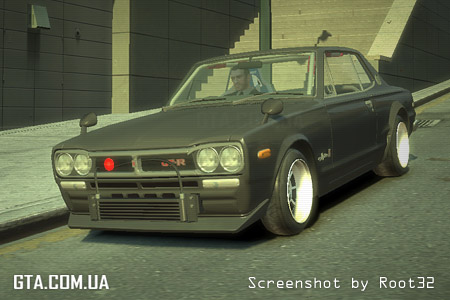 Nissan Skyline 2000 GT-R Drift Tuning скачать для GTA 4