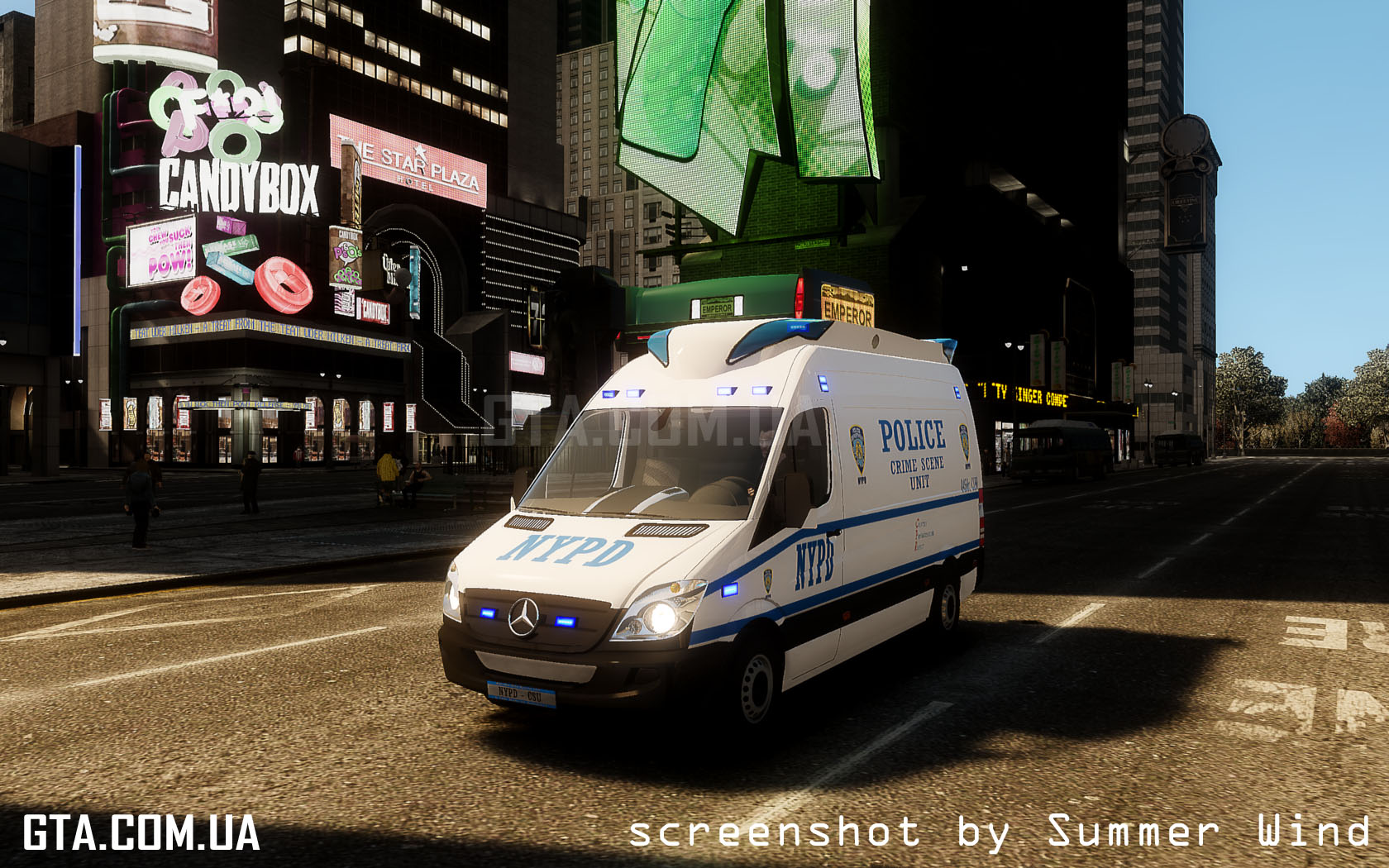 Mercedes-Benz Sprinter 2011 NYPD скачать для GTA 4