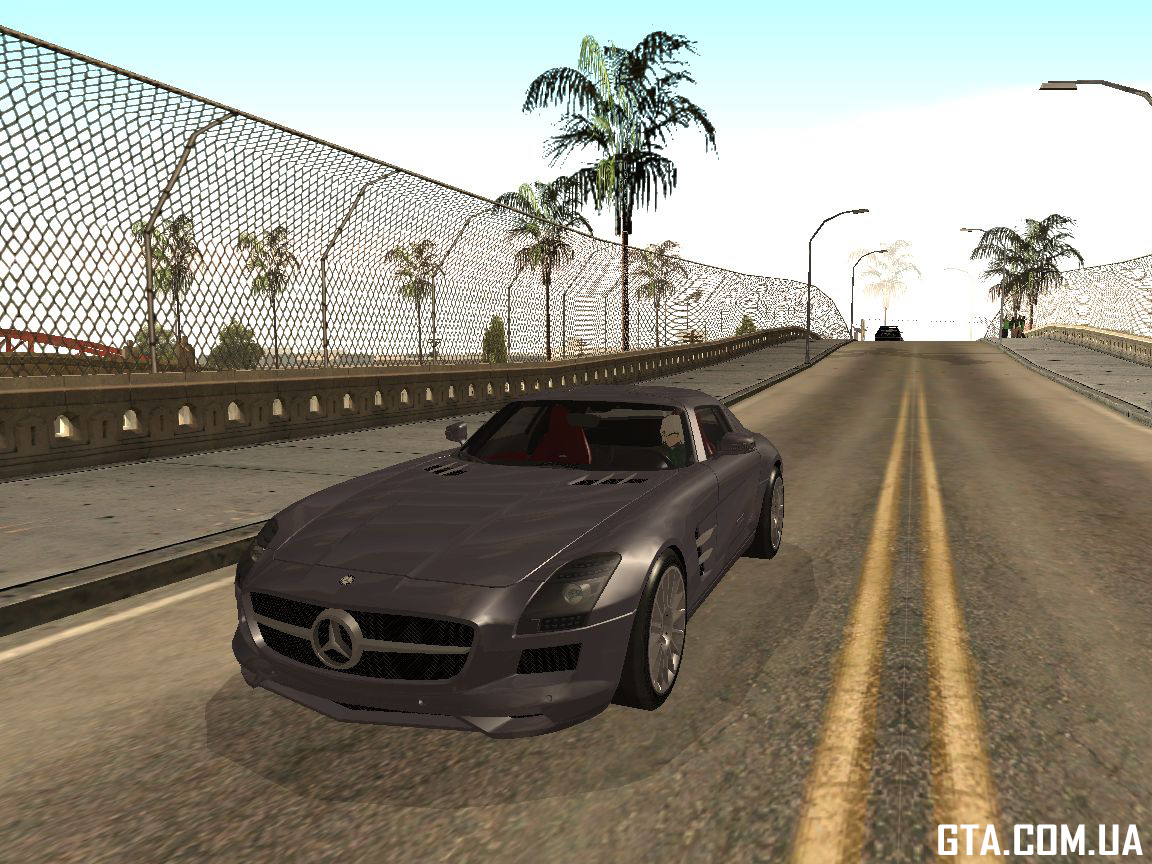 Mercedes-Benz SLS (AMG) V12 "TT Black Revel" скачать для GTA: San Andreas