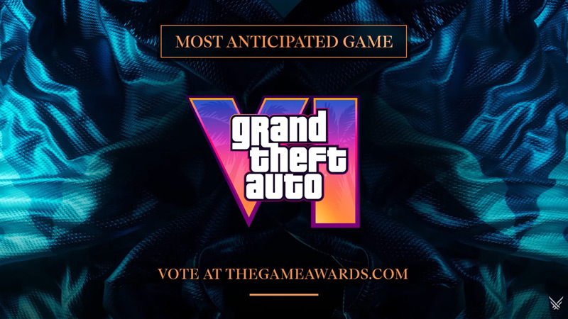 GTA 6 Vies for Most Anticipated Game at TGA for the Second Year in a Row