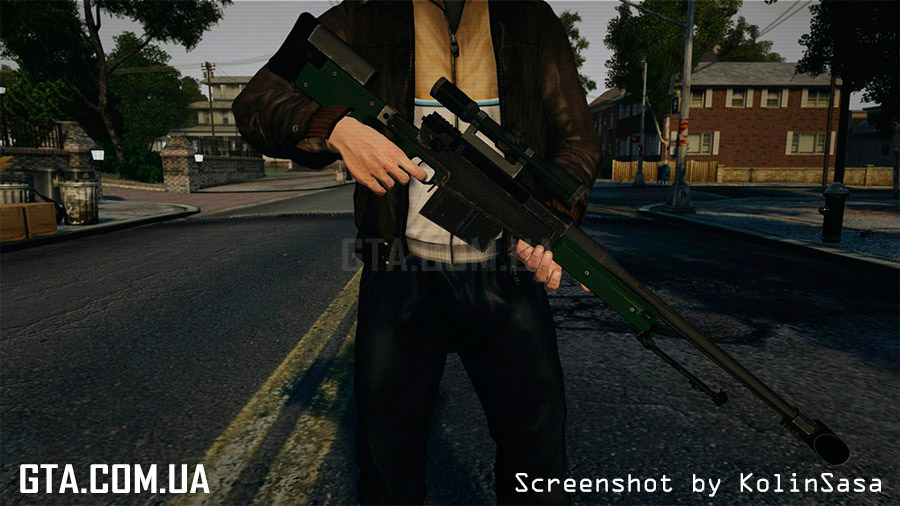Accuracy International AW50F скачать для GTA 4