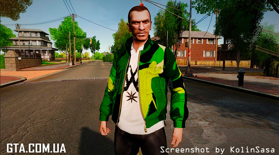 Cobra Unit Camo Jacket v6 скачать для GTA 4