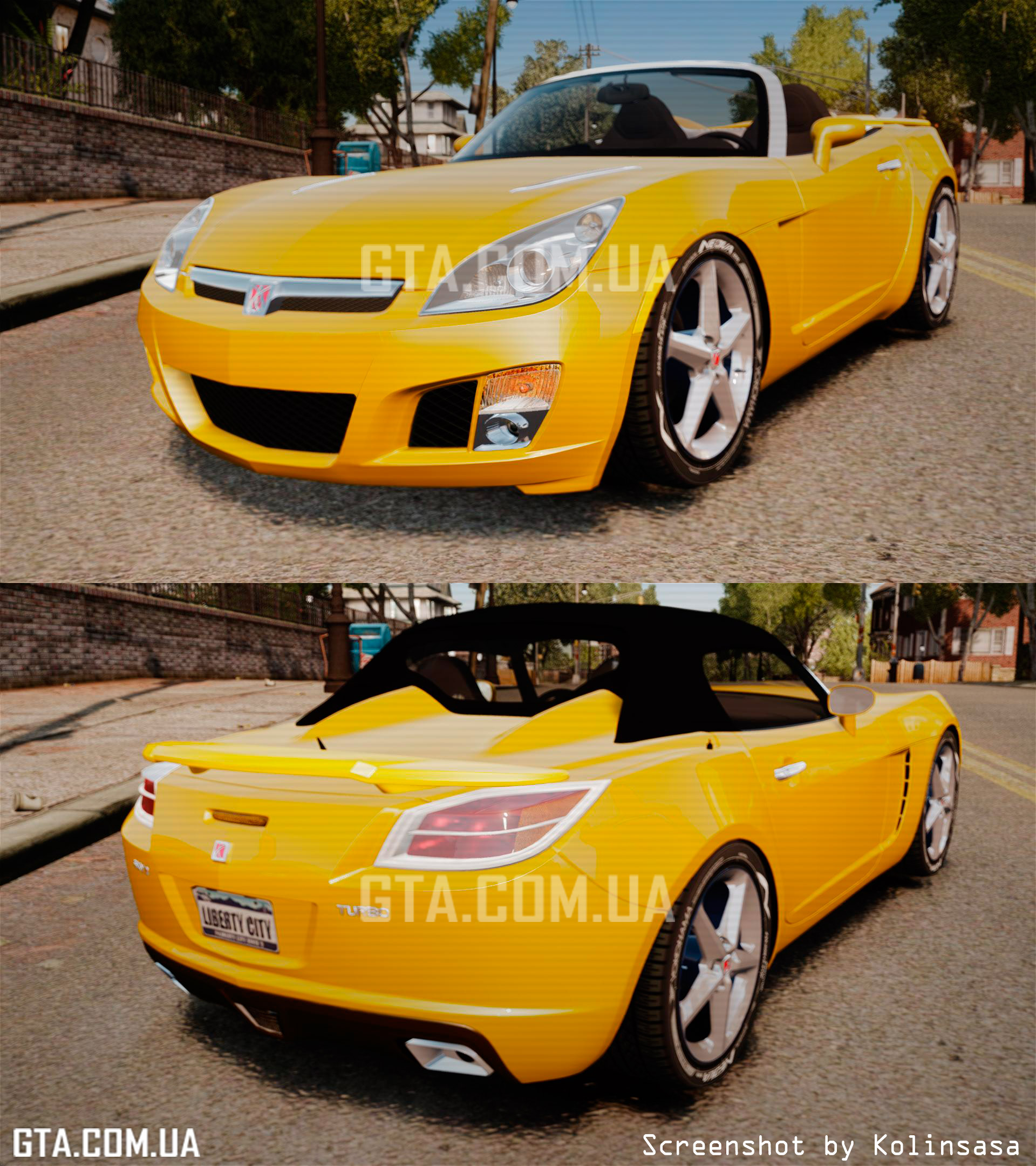Saturn Sky Red Line Turbo скачать для GTA 4
