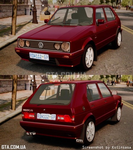 Volkswagen Citi Golf Velociti 2008 скачать для GTA 4 — GTA.com.ua