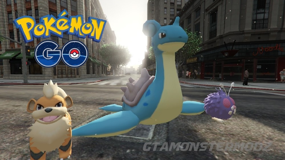 Pokemon GO Skin Pack v1.0 скачать для GTA 5