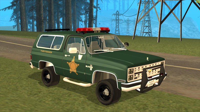 Chevrolet Blazer Park Ranger 1985 скачать для GTA: San Andreas