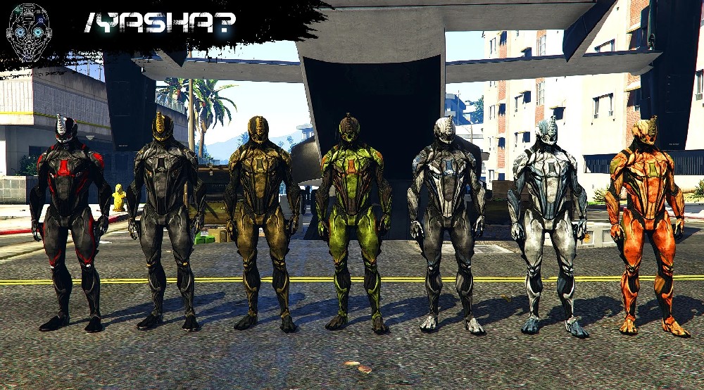 Excalibur Warframe v1.0 скачать для GTA 5