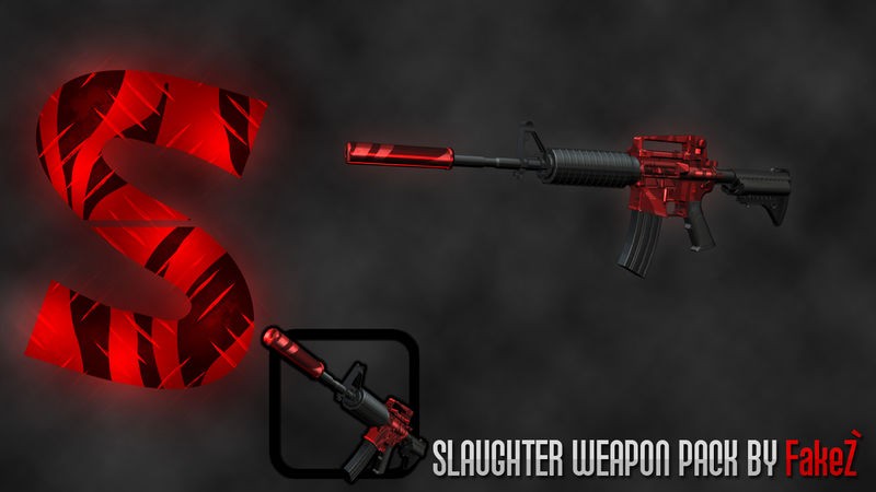Slaughter Weapon Pack скачать для SA-MP