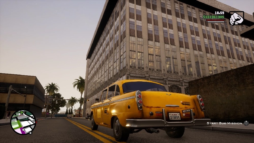 Checker Taxi New Cabbie скачать для GTA: San Andreas Definitive Edition