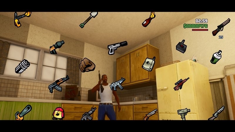 Realistic Classic Weapons Icon Colors скачать для GTA: San Andreas ...