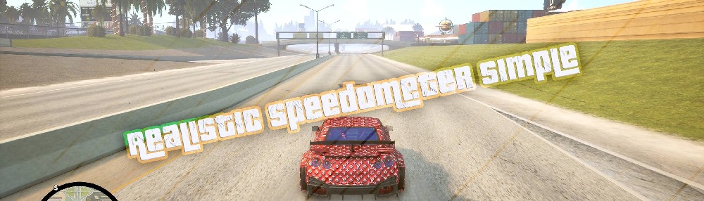 Realistic Speedometer Simple скачать для GTA: San Andreas Definitive ...