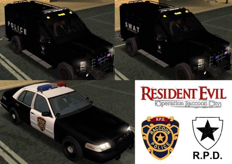 Resident Evil Operation Raccoon City Cars скачать для GTA: San Andreas