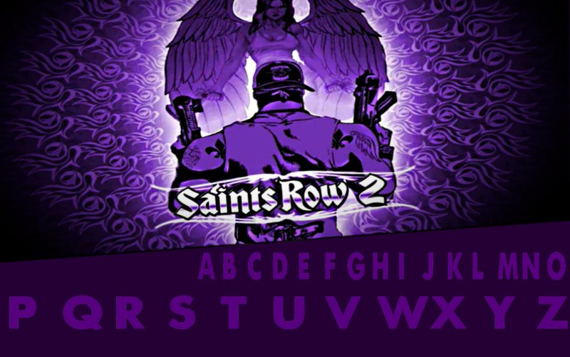 Saint Row Font For SA GTA San Andreas GTA ua Saint Row Font For SA GTA San Andreas GTA ua