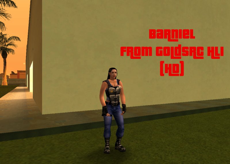 Barniel HL1 Goldsrc Pack скачать для GTA: San Andreas