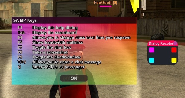 Dialog Recolorer скачать для SA-MP