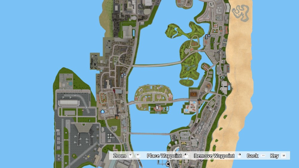 HD Satellite Map For ViceCity v2.0 скачать для GTA: Vice City ...