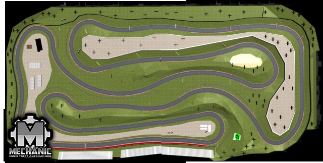 MTA Race Track Map - F1 Story скачать для SA-MP