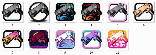 Miamirevenge Deagle Icons Pack v2 скачать для SA-MP