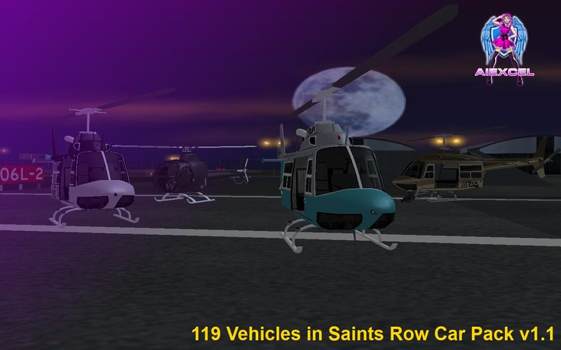 Saints Row The Third and IV Cars Pack скачать для GTA: San Andreas