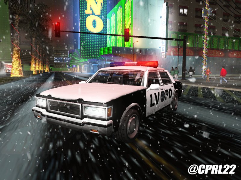 Winter Police Cars Pack скачать для GTA: San Andreas