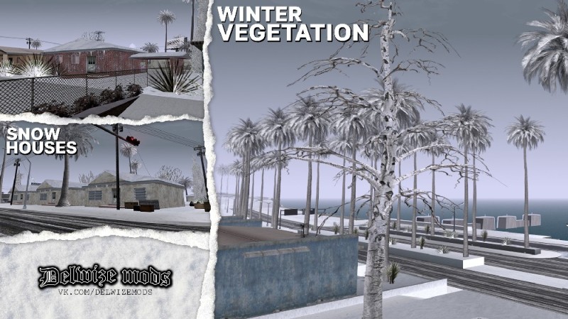 Winter Vegetation скачать для SA-MP