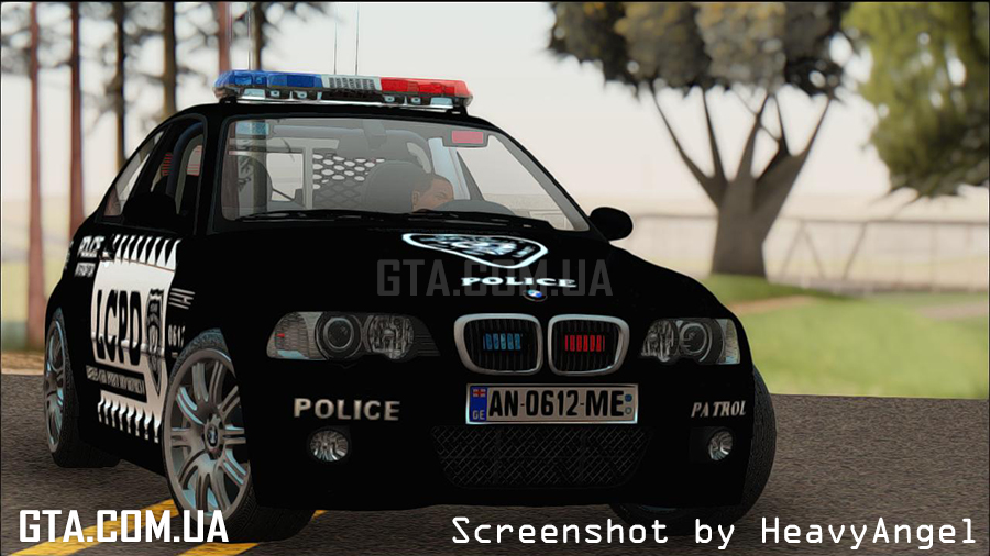 BMW M3 E46 POLICE скачать для GTA: San Andreas