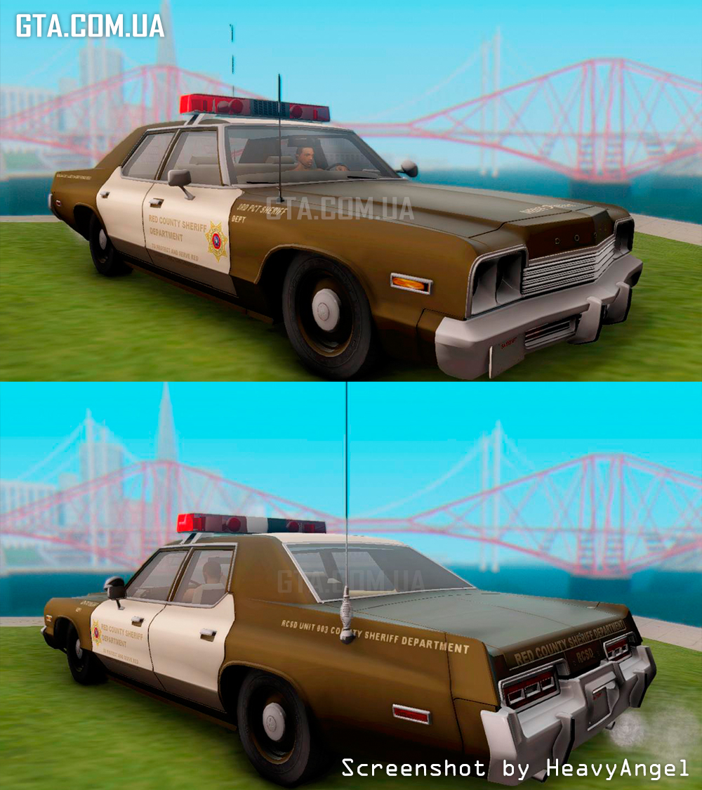 Dodge Monaco 1974 RCSD Lightbar Version скачать для GTA: San Andreas
