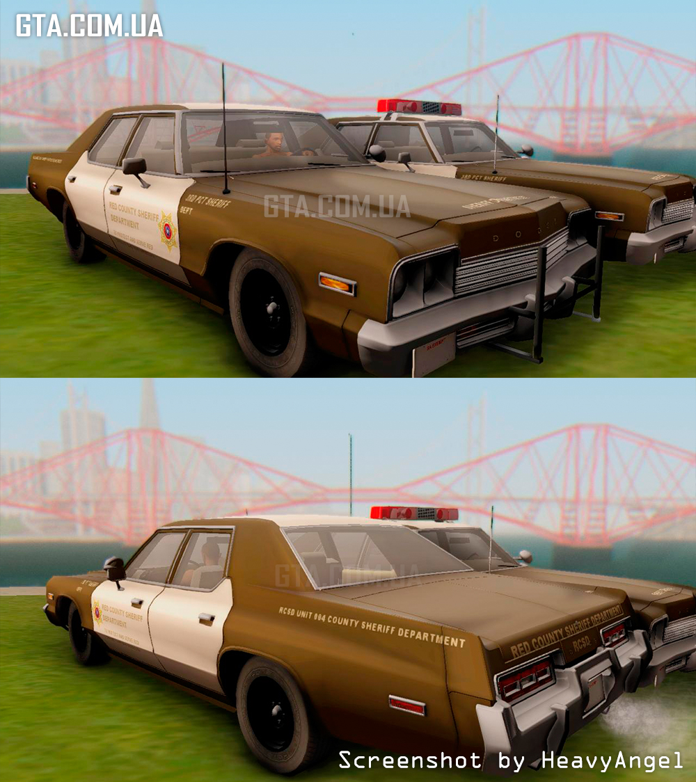 Dodge Monaco 1974 RCSD Non SticktopNo Lights скачать для GTA: San Andreas