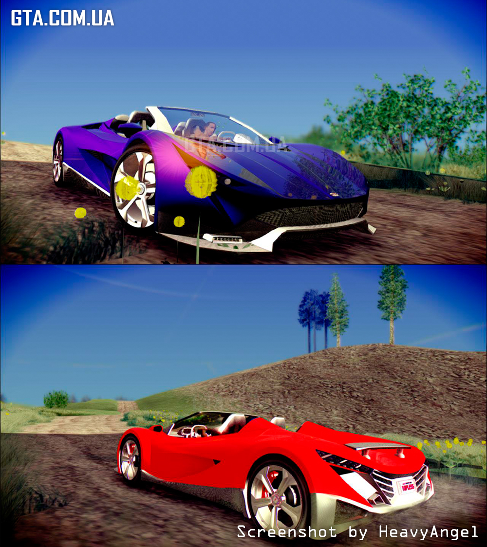 Specter Roadster 2013 (Shimmy) - Concept Car скачать для GTA: San Andreas