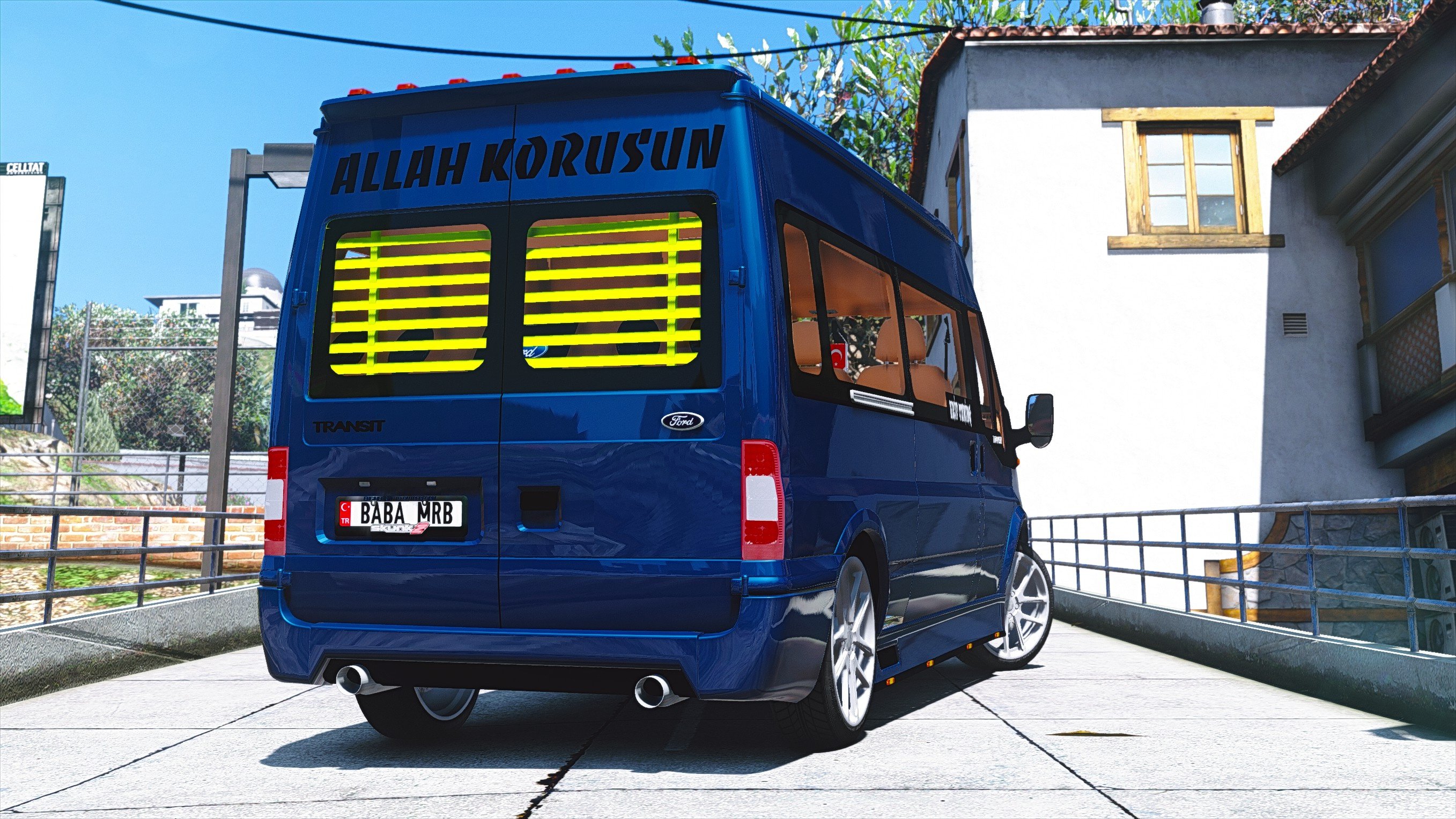 Ford Transit (Add-On / Replace) v1.4 скачать для GTA 5
