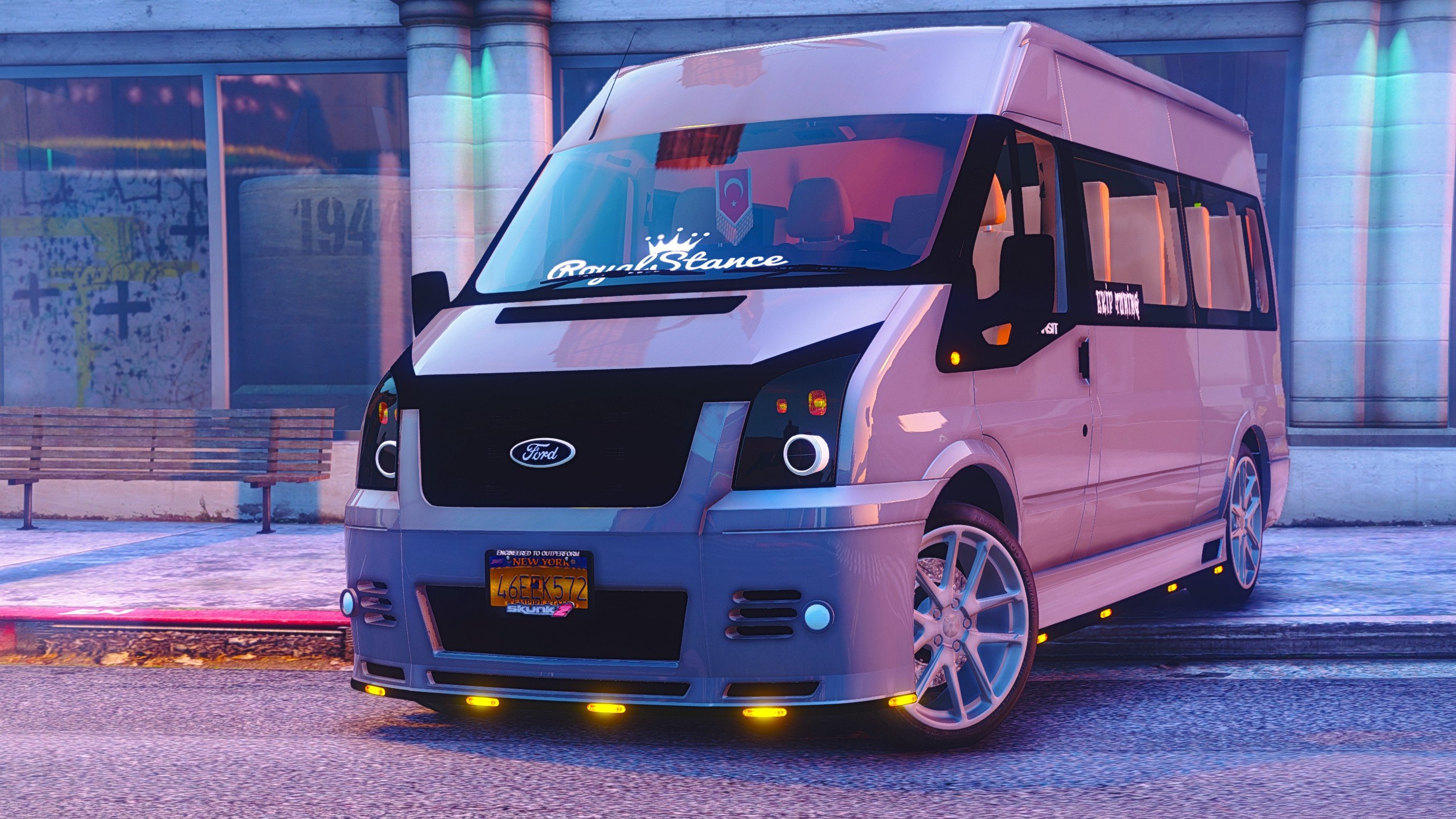 Ford Transit (Add-On / Replace) v1.4 скачать для GTA 5