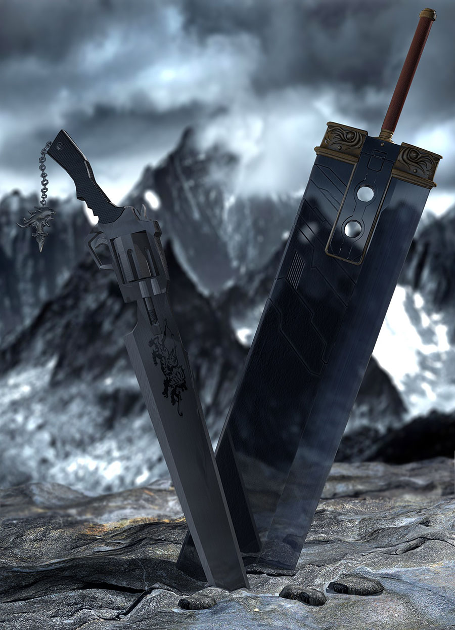 Gun Blade & Buster Sword скачать для GTA 5