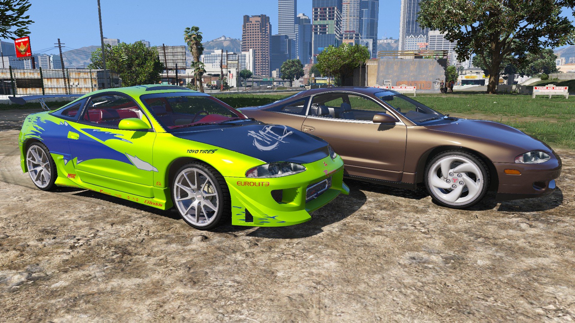 Mitsubishi Eclipse GSX 1995 v1.0 скачать для GTA 5