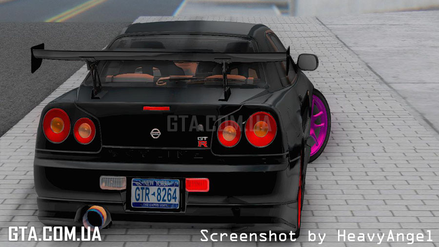 Nissan Skyline GT-R r34 V-Spec II 2002 Drift Version скачать для GTA ...