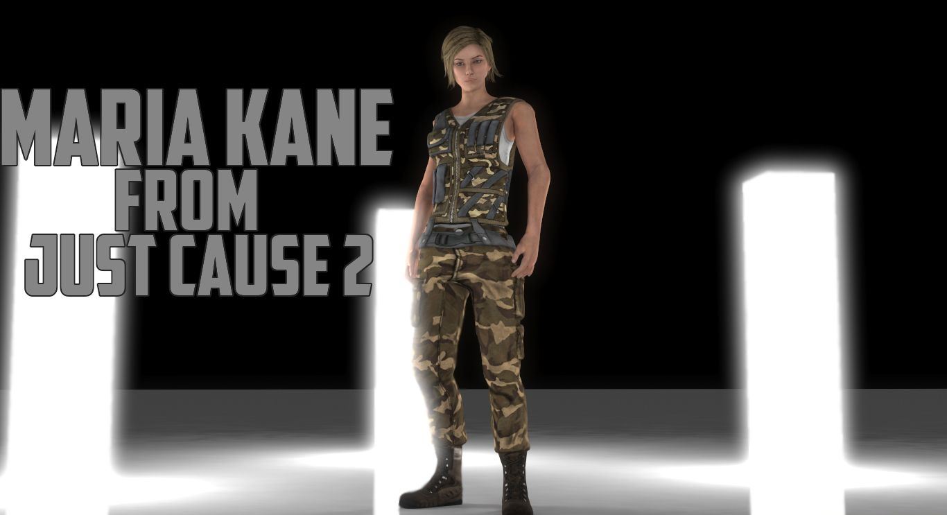Maria Kane From Just Cause 2 скачать для GTA: San Andreas