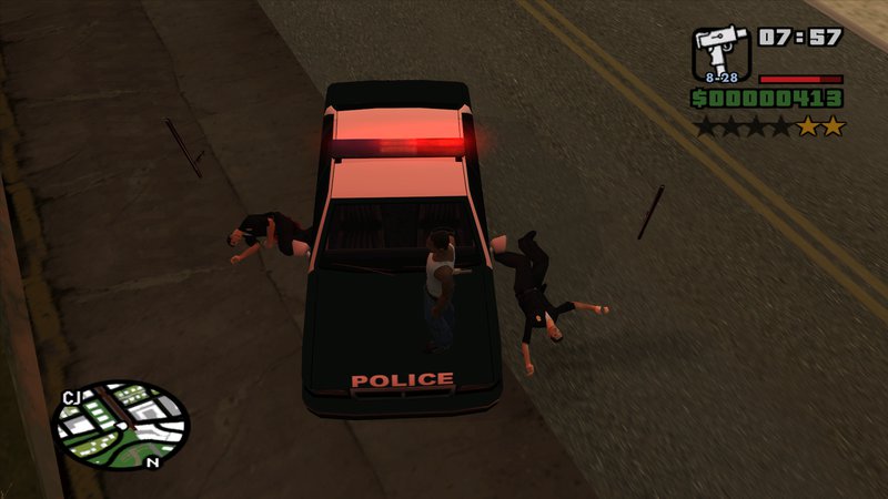 15 New Death Animations скачать для GTA: San Andreas