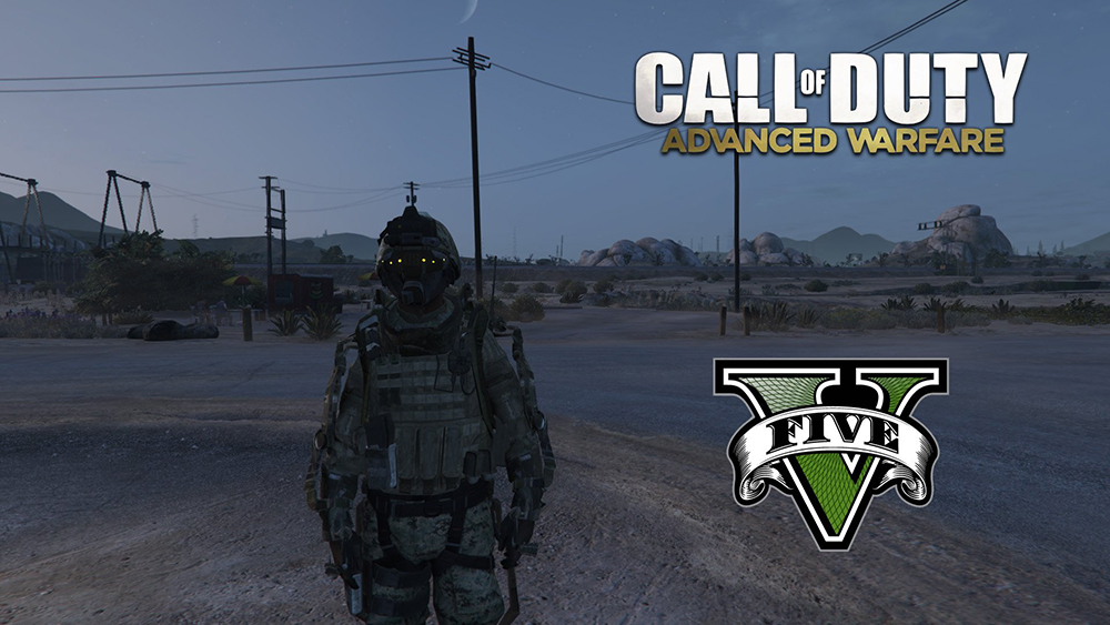 Marine (Call of Duty: Advanced Warfare) v1.0 скачать для GTA 5