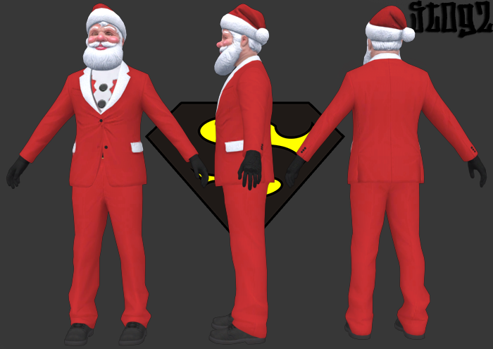 Santa Claus ped скачать для GTA: San Andreas
