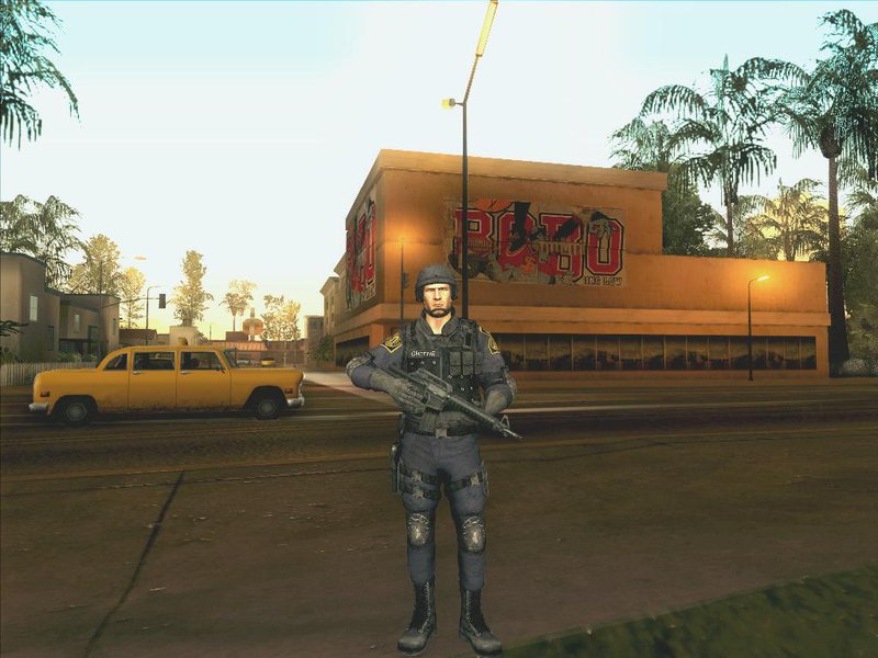 Dead Rising 2 Chucky Swat Outfit скачать для GTA: San Andreas