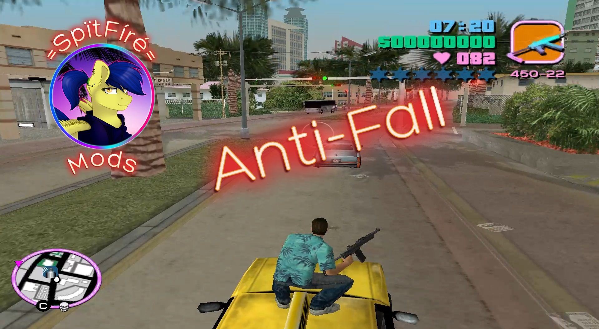 Anti-Fall скачать для GTA: Vice City