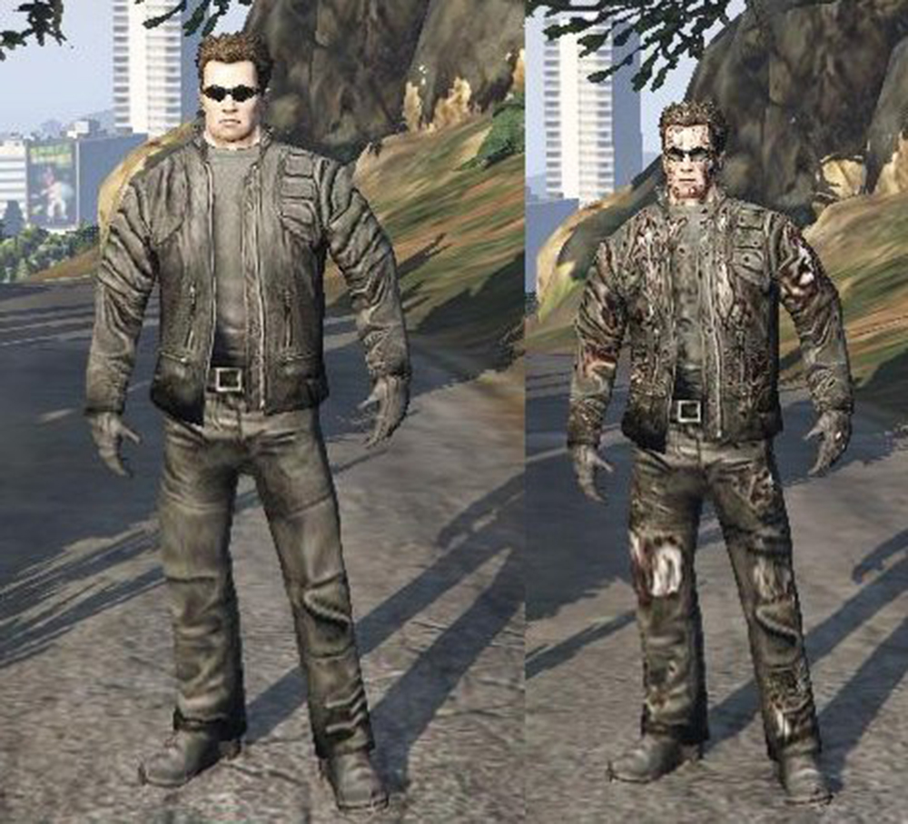 Terminator T-850 v1.2 скачать для GTA 5