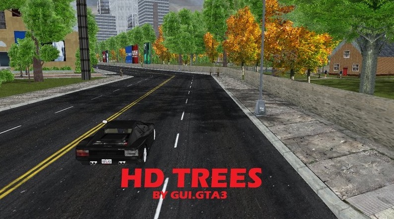 HD Trees скачать для GTA 3