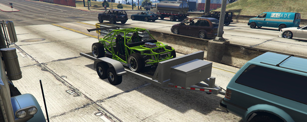 Car Trailer (Add-On) v1.2 скачать для GTA 5