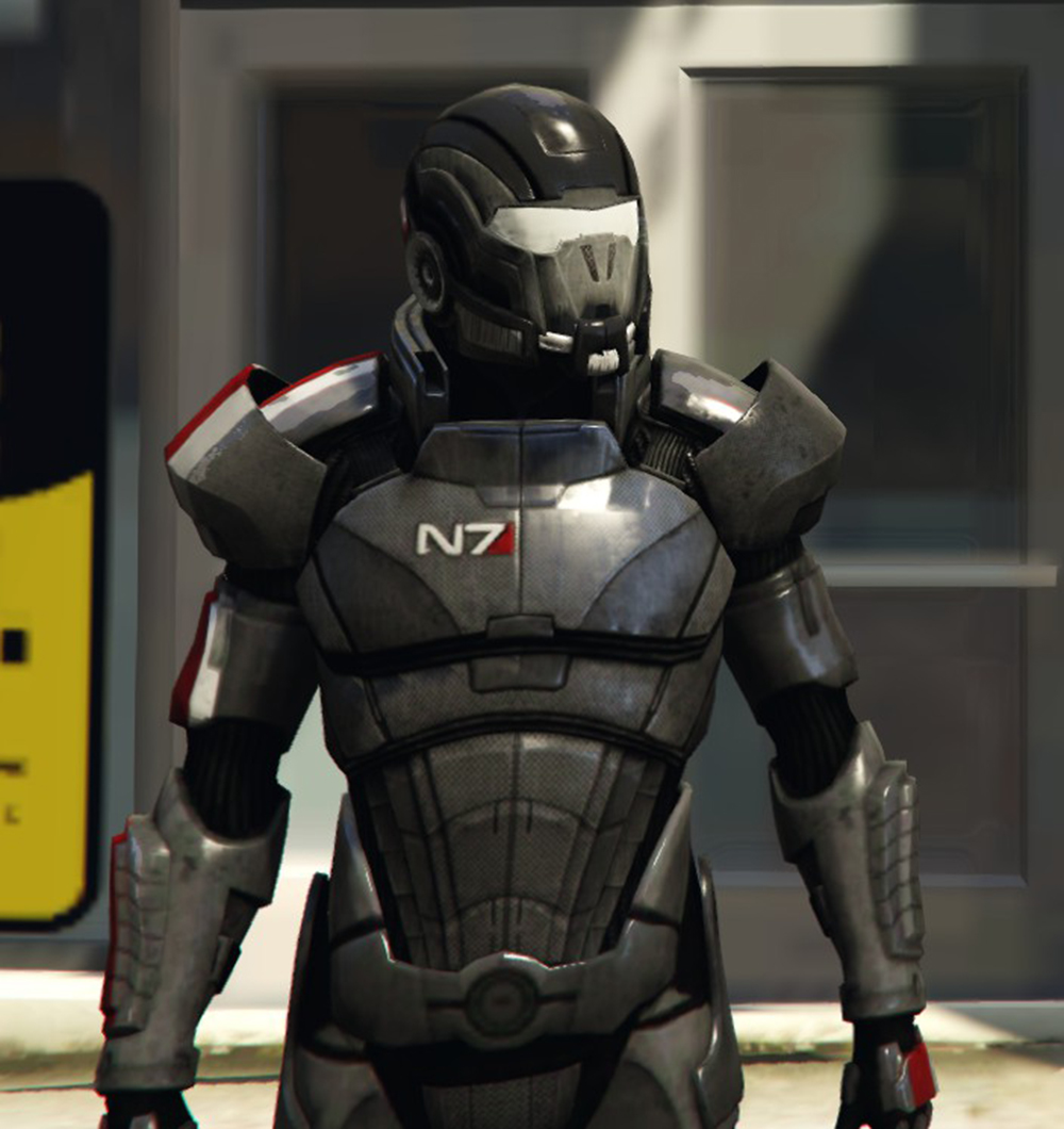 Commander Shepard (ME:3) v1.1 скачать для GTA 5