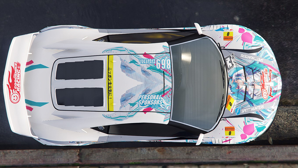 Dinka Jester Miku Racing 2012 Edition! v2.1 скачать для GTA 5