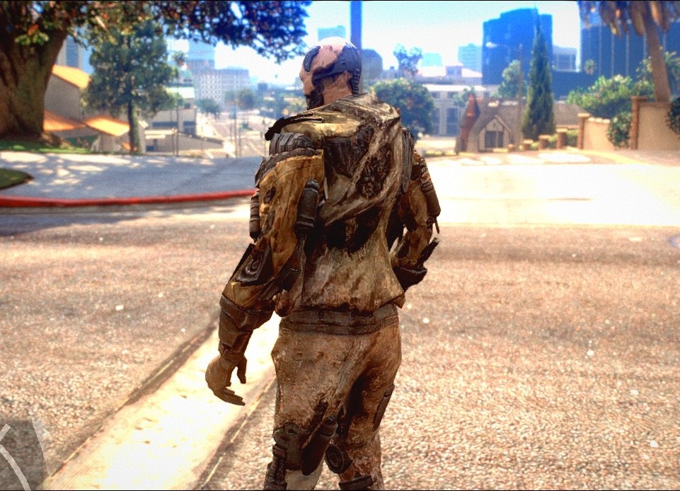 Terminator T-600 Remastered (re-texture) v1.0 скачать для GTA 5
